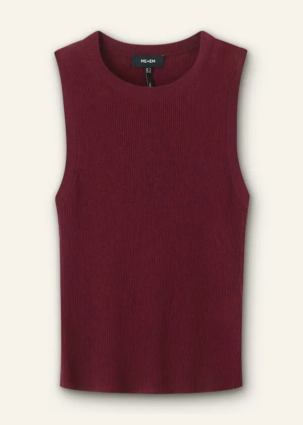 ME+EM Slim Merino Cashmere Vest