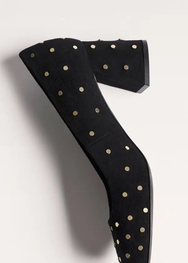 ME+EM Studded Block Heel