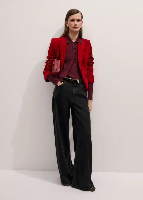ME+EM Merino Cashmere Slim Knit Shirt
