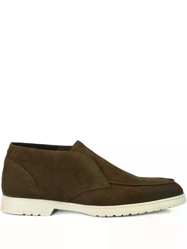 DOUCAL'S Suede Slip-on Boots - Brown