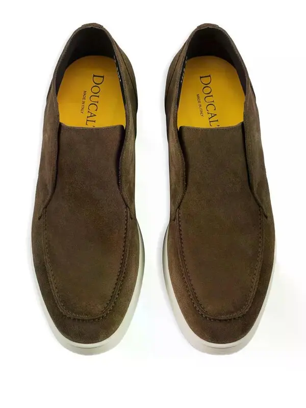 DOUCAL'S Suede Slip-on Boots - Brown