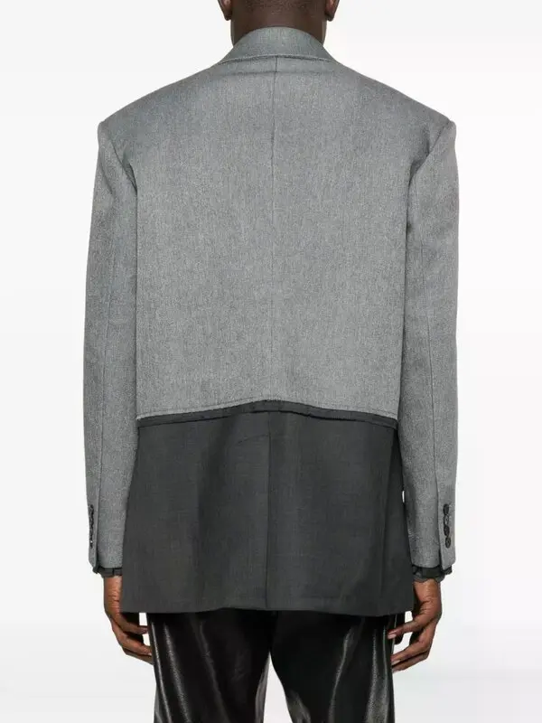 FENG CHEN WANG Two-tone Single-breasted Blazer