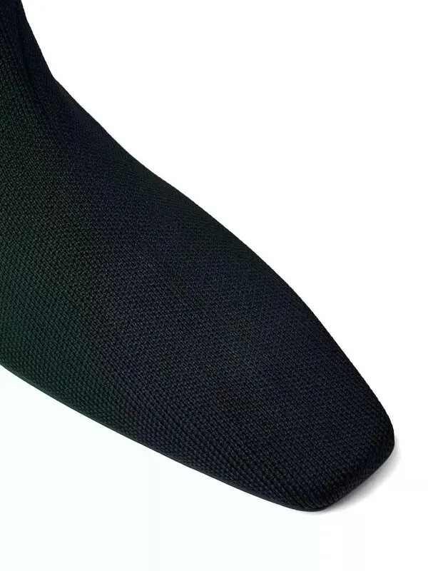 TOTEME Square-toe Ribbed-knit Boots