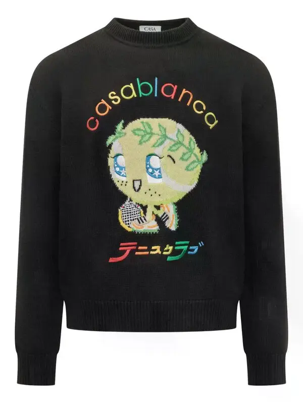 Casablanca Intarsia Sweater