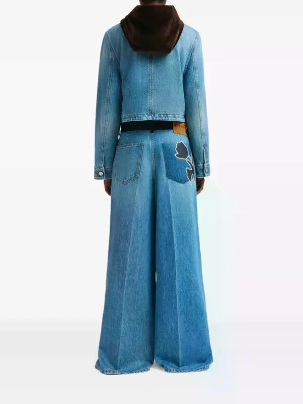 Marni Tulip-patch Jeans