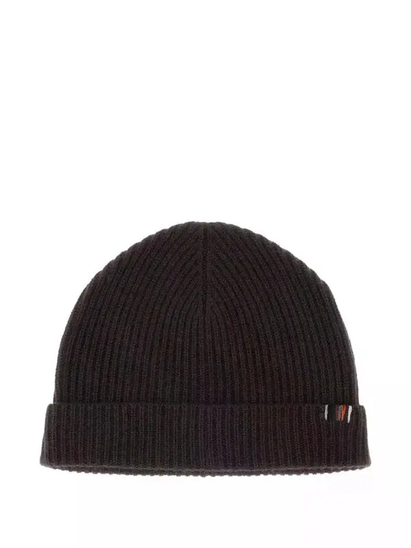 Extreme Cashmere Ribbed Beanie - Brown