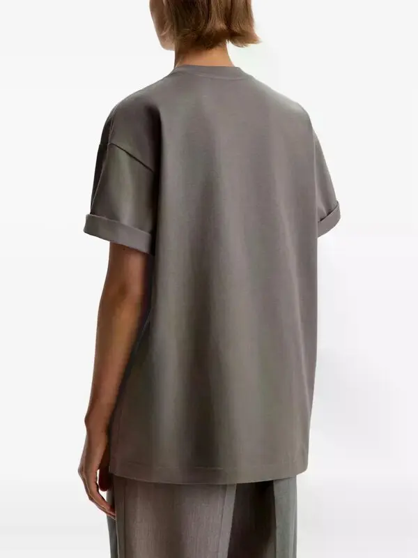 12 STOREEZ Crew-neck Cotton T-shirt