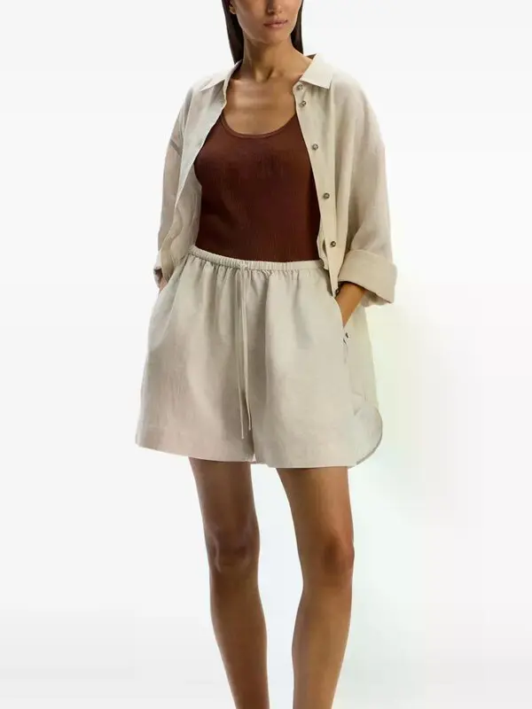 12 STOREEZ Drawstring Knee-length Shorts