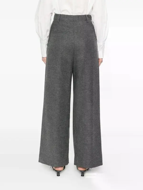 SUSANNE BOMMER Pleated Wide-leg Trousers