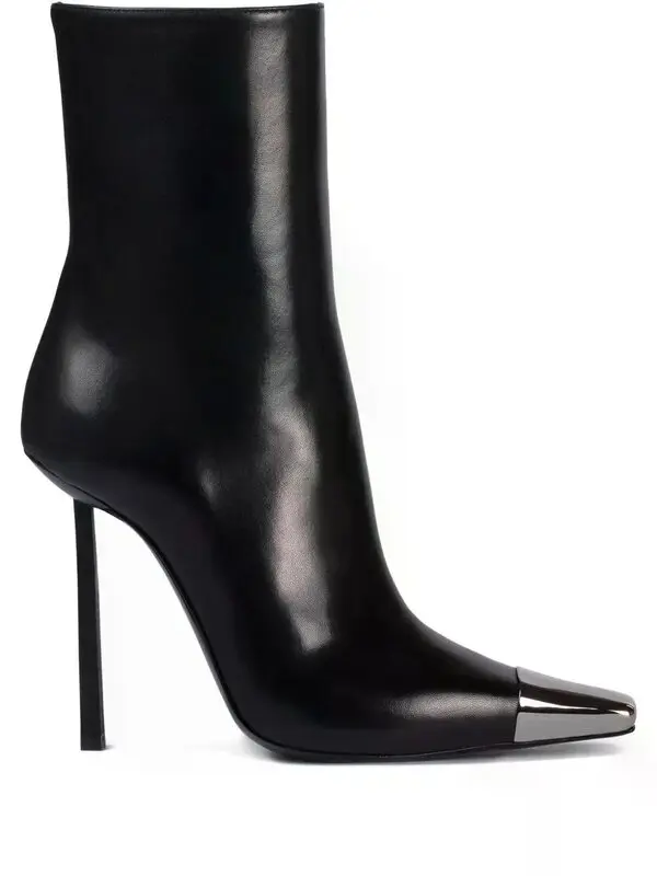 LE SILLA 120mm Andreja Metallic-toe Ankle Boots