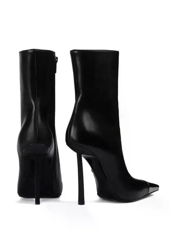 LE SILLA 120mm Andreja Metallic-toe Ankle Boots