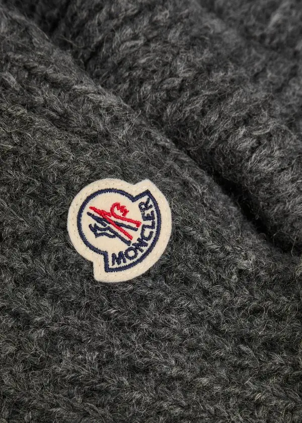 Moncler Ribbed Alpaca-blend Cardigan