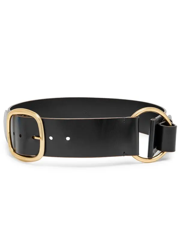 Chloé Anita Leather Belt - Black