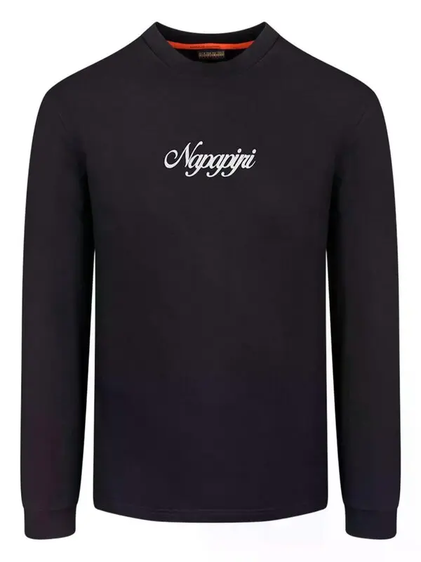 Napapijri Long-Sleeved Sweatshirt Black Editorialist