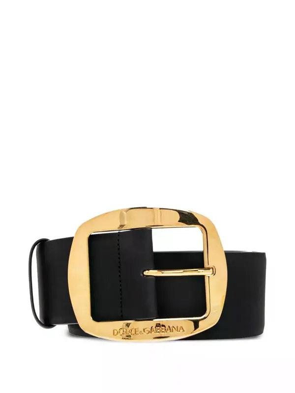 Dolce & Gabbana Leather Belt - Black