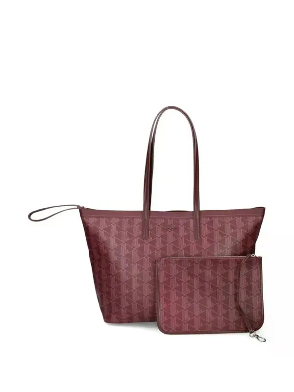 Lacoste Embossed Handle Tote