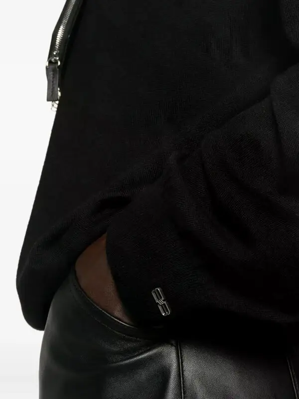 Balenciaga Round-neck Panelled Sweater