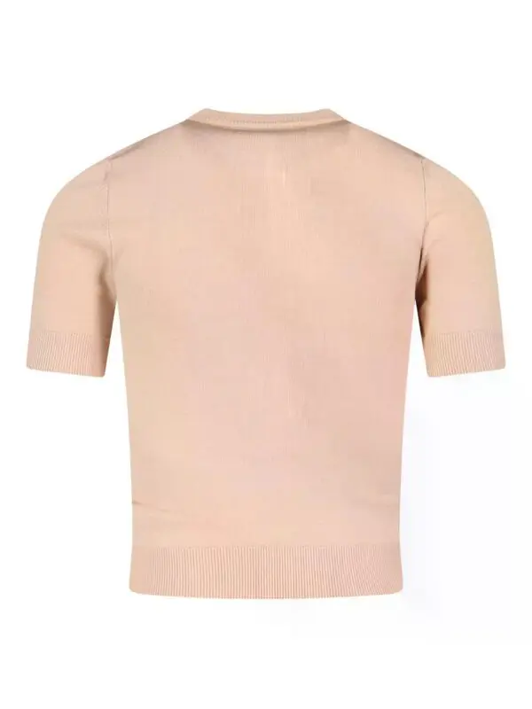 MARINE SERRE Short-sleeved Top With Moon Logo