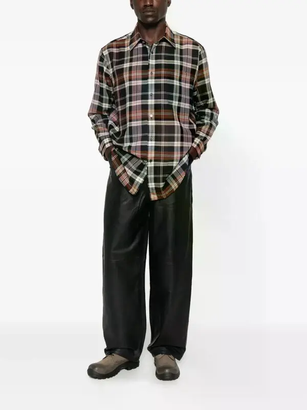 CARTER YOUNG Hugo Plaid Shirt - Black
