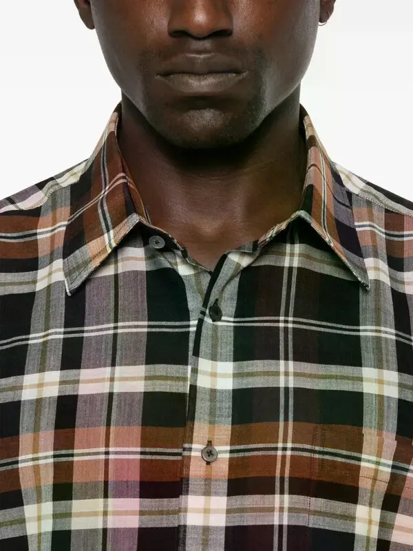 CARTER YOUNG Hugo Plaid Shirt - Black