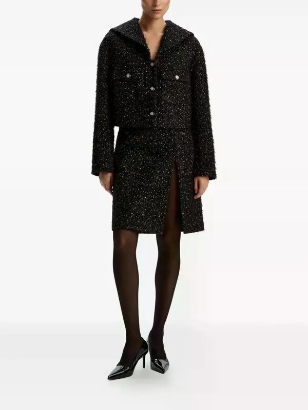 12 STOREEZ Tweed Blazer