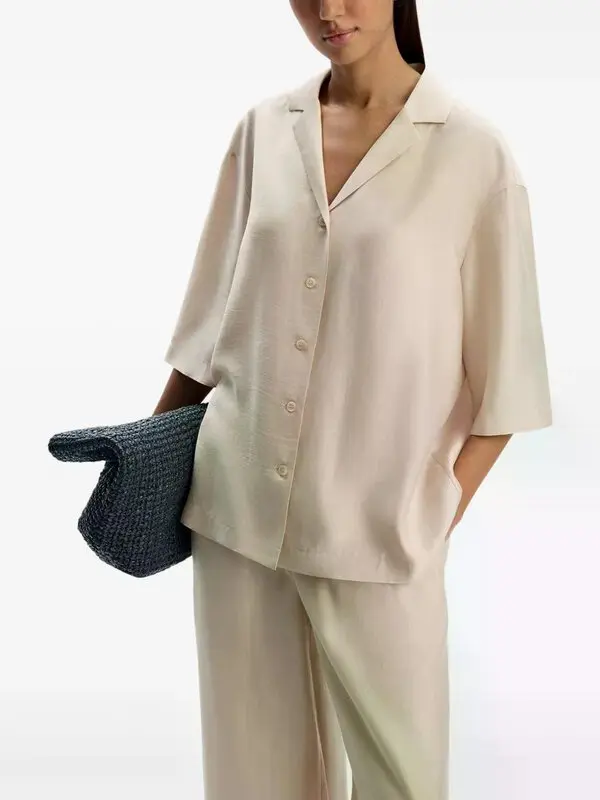 12 STOREEZ Button-front Short-sleeve Shirt