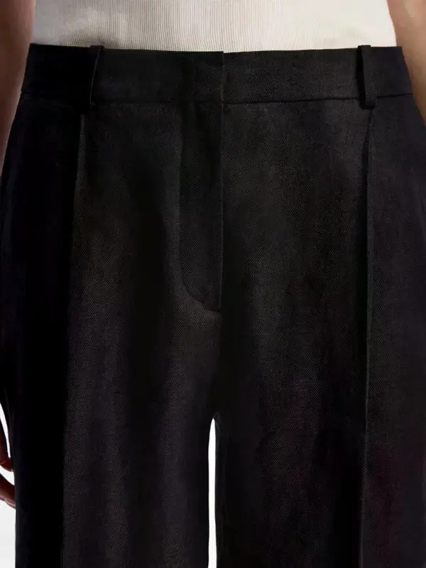 12 STOREEZ Pleated Linen Trousers