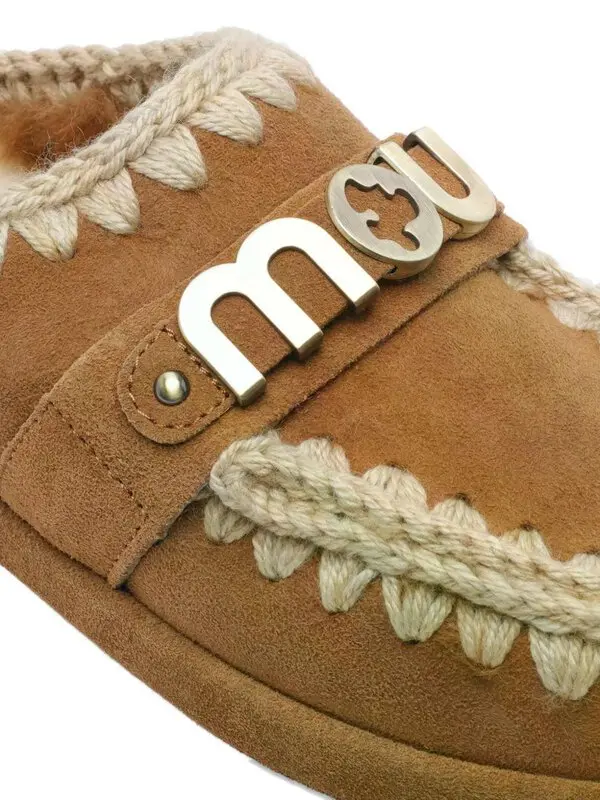 Mou Bounce Clog Mules - Brown