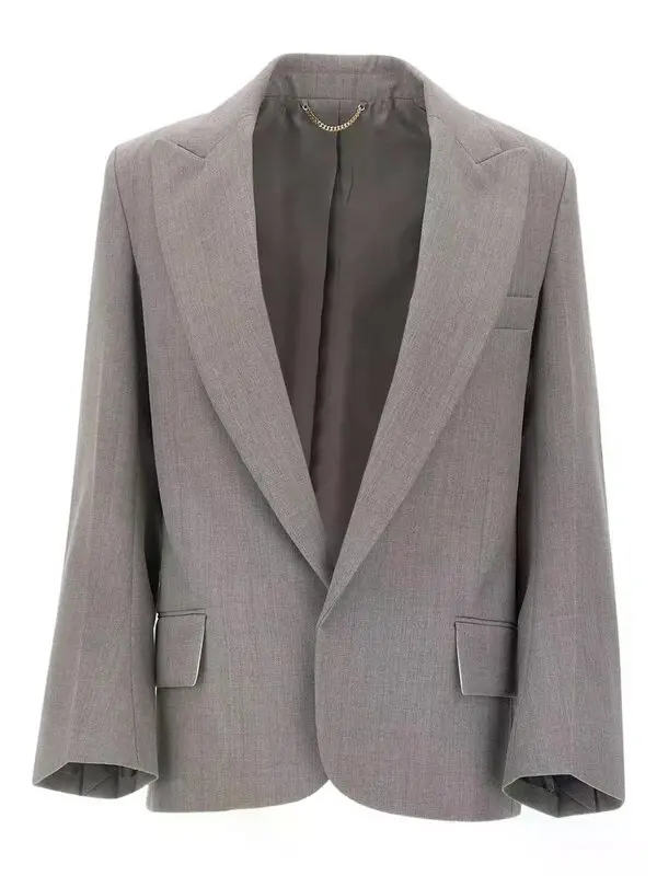 Victoria Beckham Peak-lapels Wool Blazer