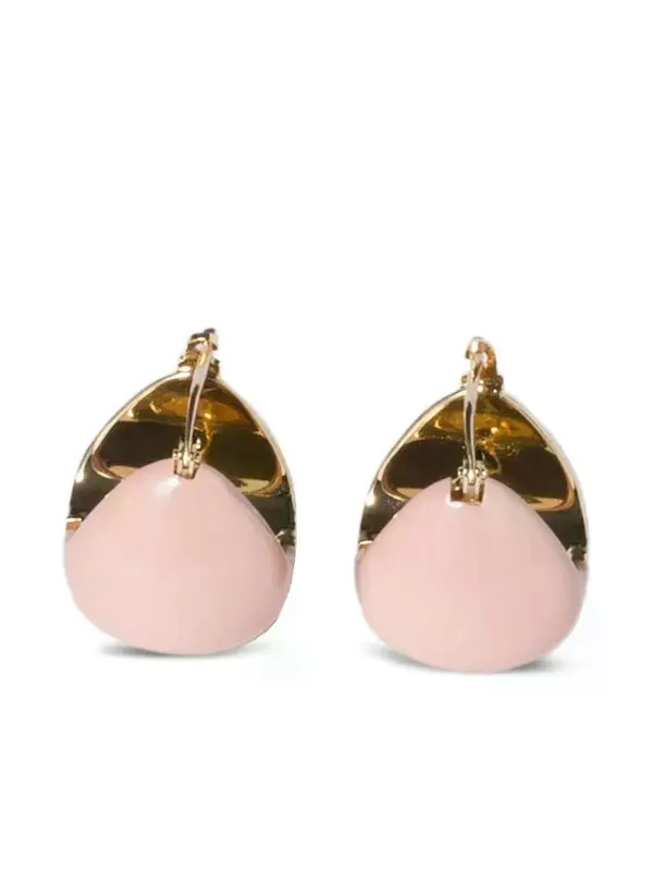 Miu Miu Enamelled Earrings - Gold