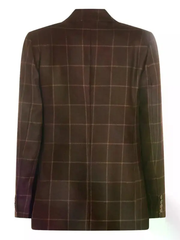 Montedoro Checked Double-breasted Blazer