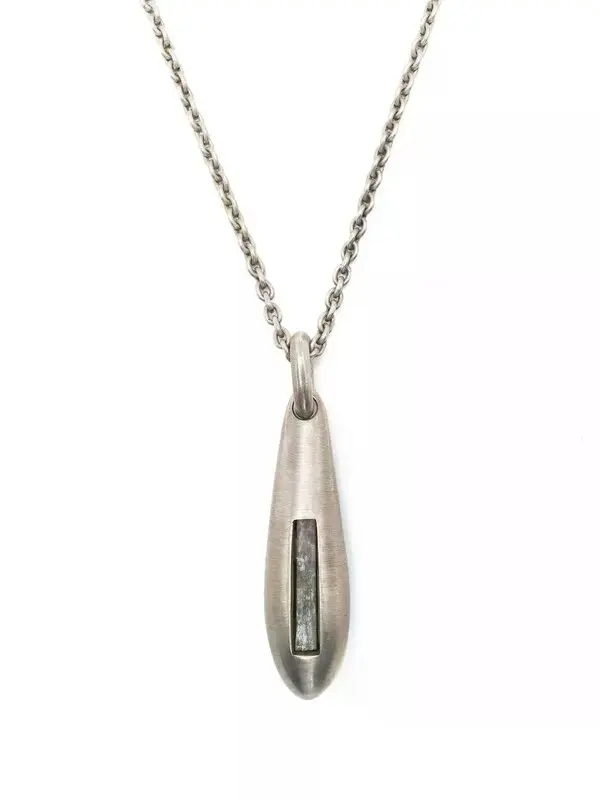 PARTS OF FOUR Chrysalis Quartz Pendant Necklace - Silver