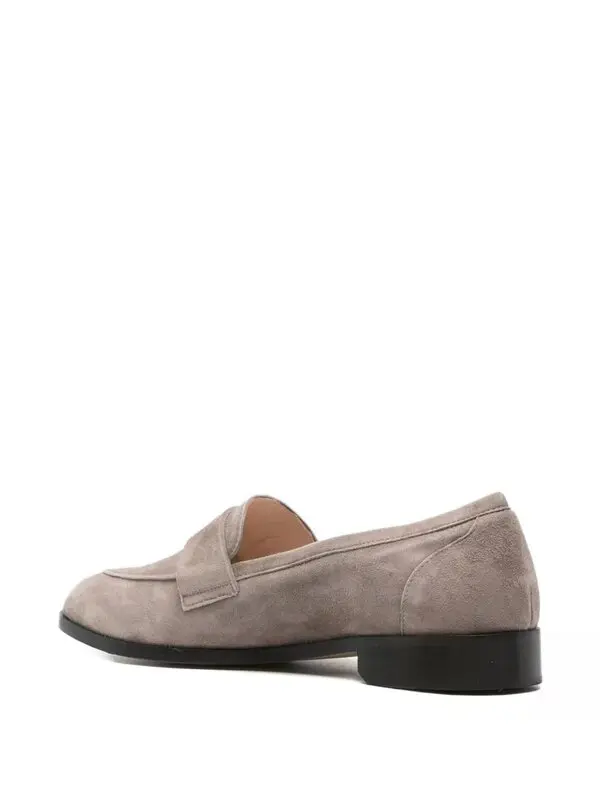 P.a.r.o.s.h Penny-strap Suede Loafers