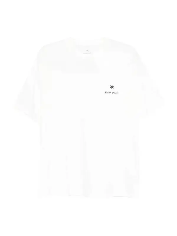 SNOW PEAK Logo-print T-shirt - White