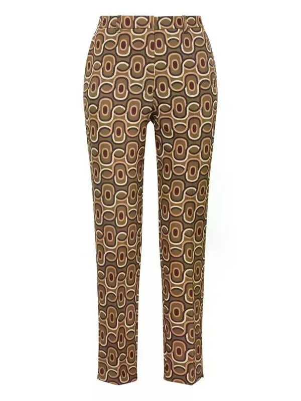 Malìparmi Geometric-pattern Trousers