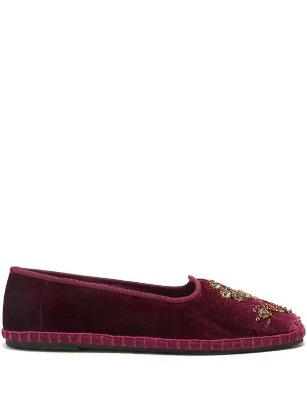 Malìparmi Embellished Ballet Flats