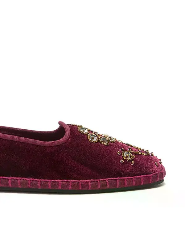 Malìparmi Embellished Ballet Flats