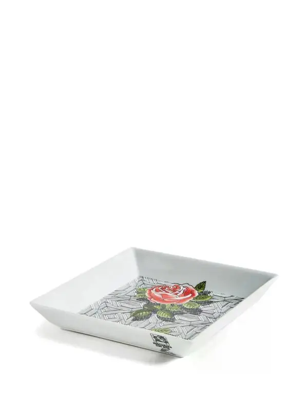 FORNASETTI Musciarabia Con Rose Tray - White