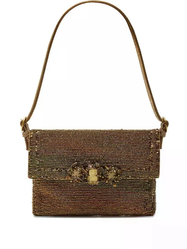 Malìparmi Beaded Embellishment Shoulder Bag