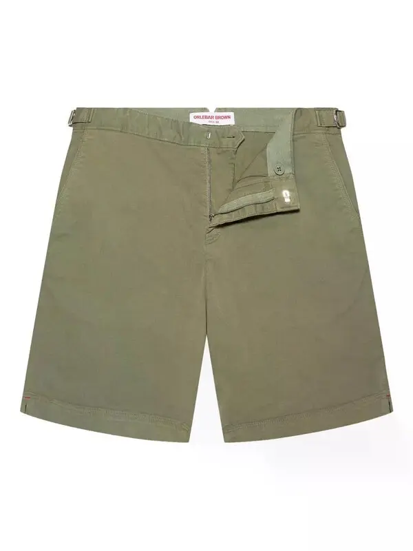Orlebar Brown Dane Ii Stretch-cotton Shorts - Green
