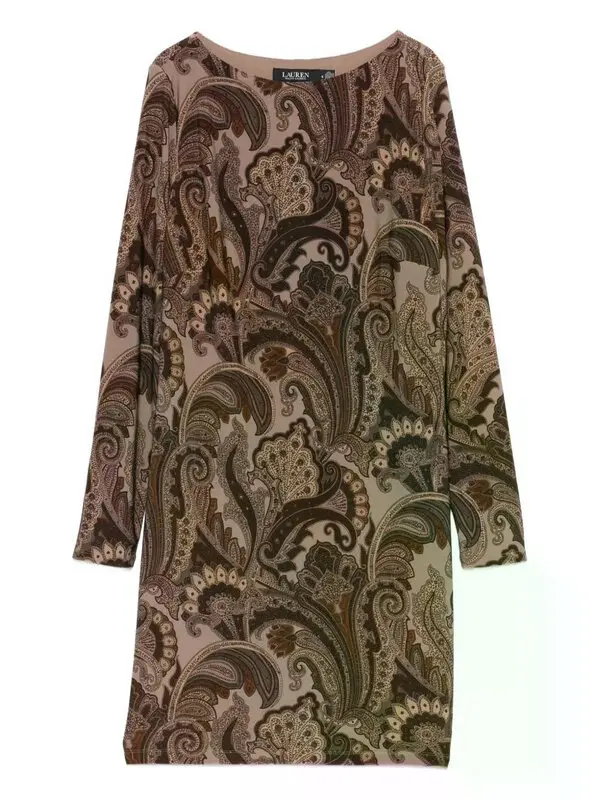 Ralph Lauren Paisley-print Mini Dress