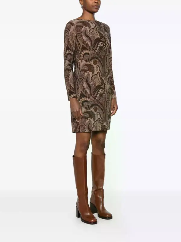 Ralph Lauren Paisley-print Mini Dress