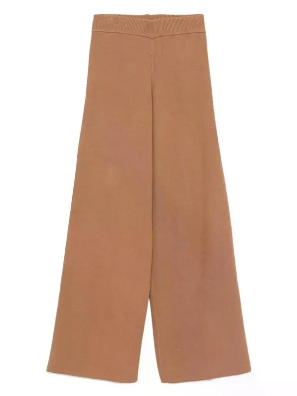 TWINSET Ribbed Wide Leg Trousers
