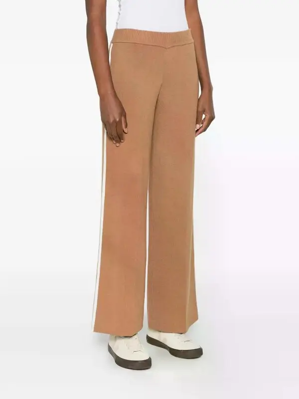 TWINSET Ribbed Wide Leg Trousers