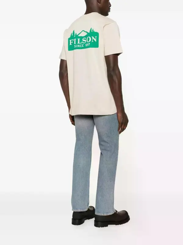 Filson Logo-print T-shirt - Neutrals