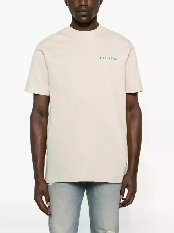 Filson Logo-print T-shirt - Neutrals