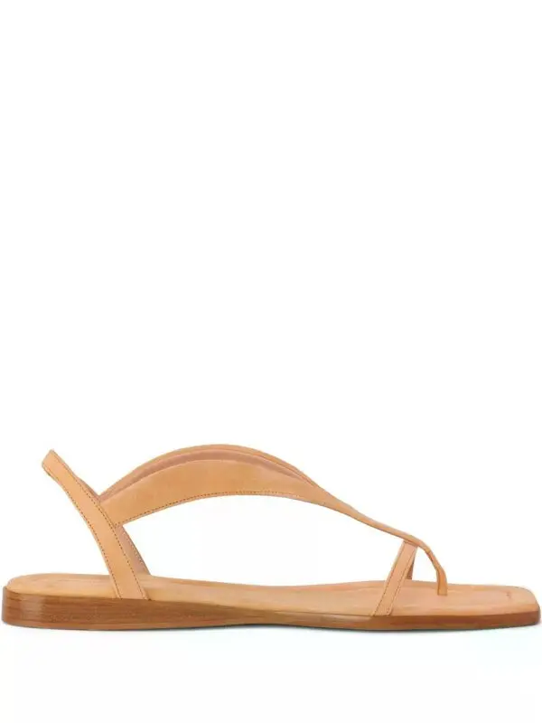 Fabiana Filippi Leather Flat Sandals - 4030