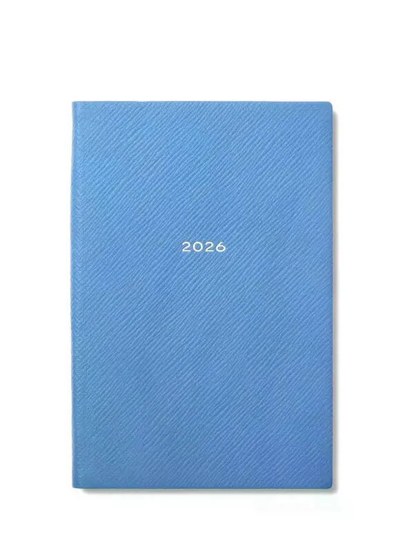 Smythson 2026 Chelsea Weekly Diary - Blue