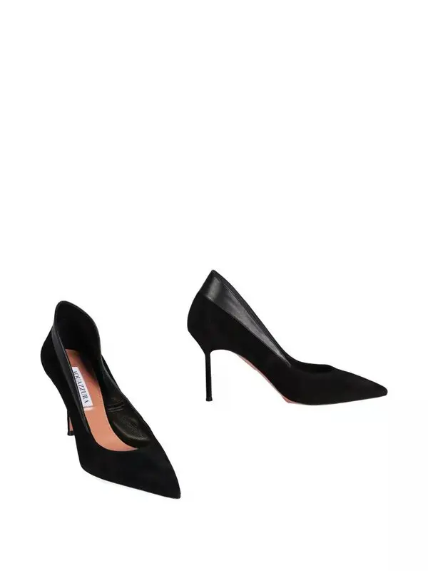AQUAZZURA 85mm Pointed Pumps - Black