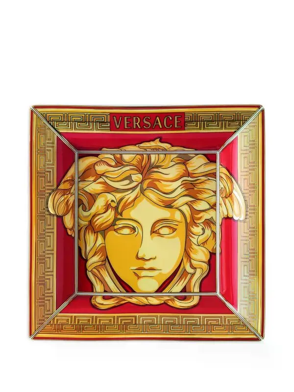 Versace Medusa Amplified Square Tray - Gold